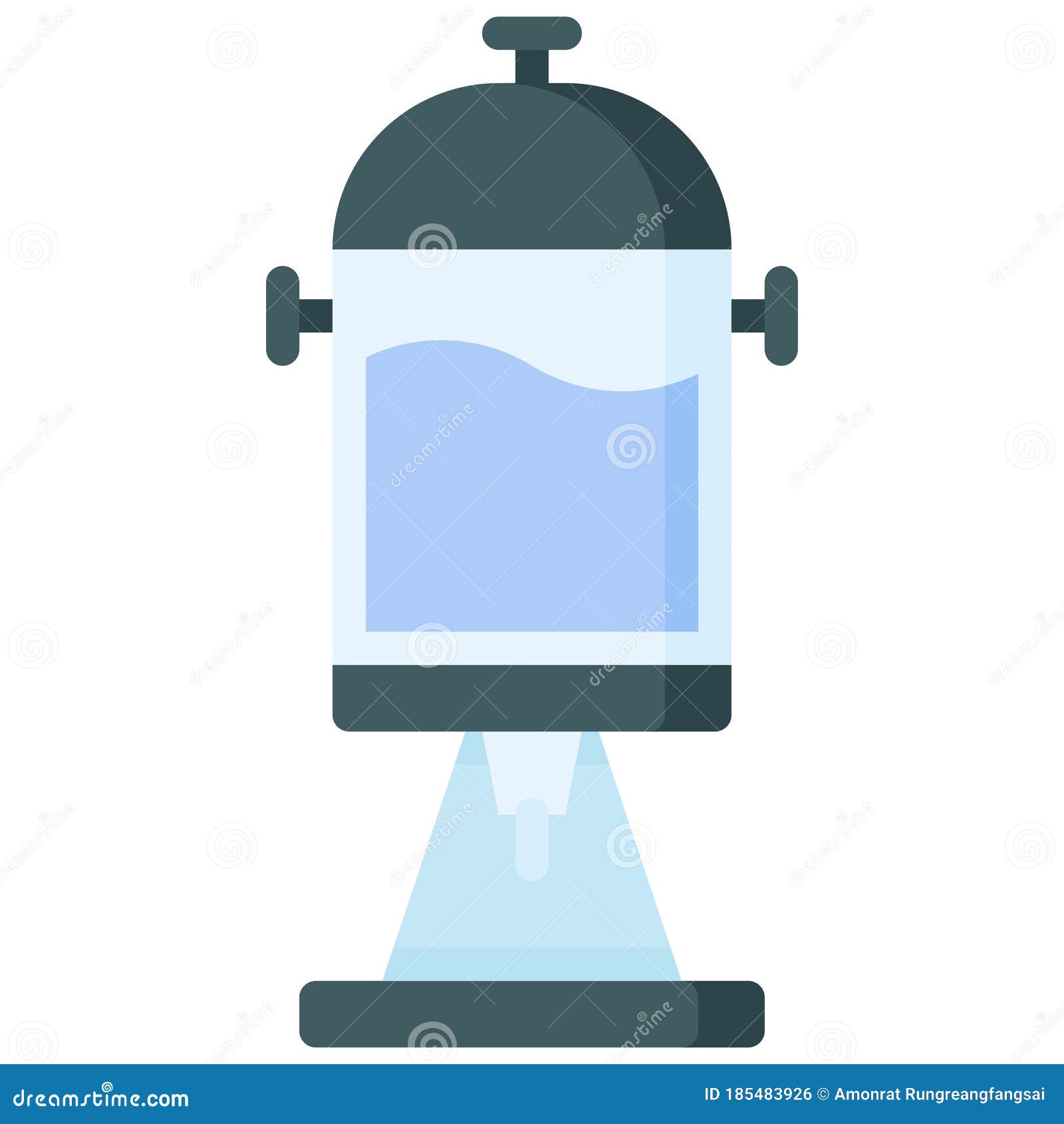 Water Dispenser Icon, Beverage Flat Vector Illustration Stock Vector ...