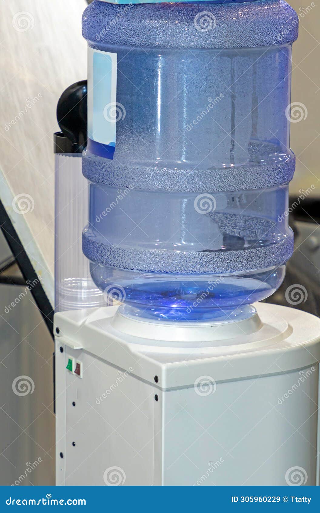 Water Dispenser in Office Interior Stock Image - Image of watercooler ...