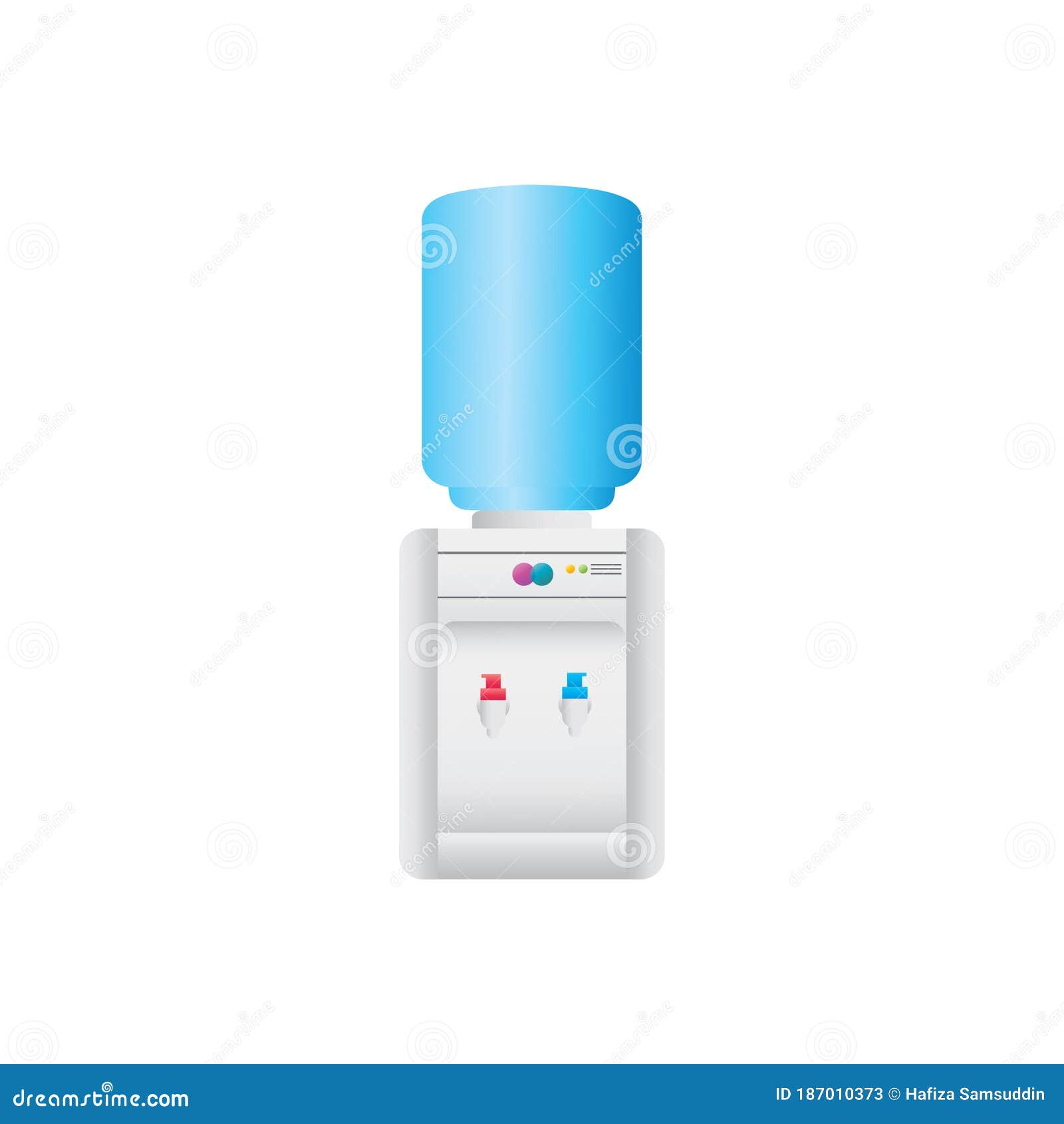 Water Dispenser. Vector Illustration Decorative Design Stock Vector ...