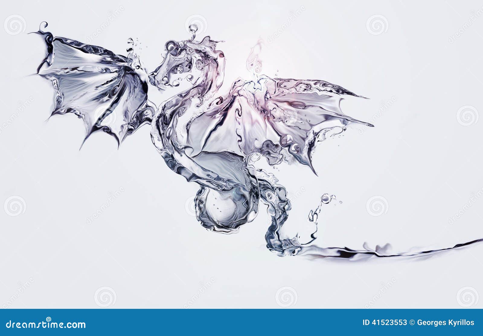 Water Dragon & Light stock image. Image of fantasy - 41523553
