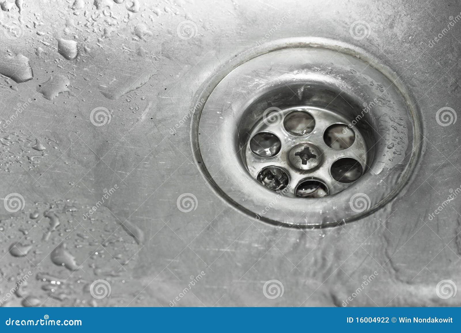 Water drain stock photo. Image of bathroom, bright, home - 16004922