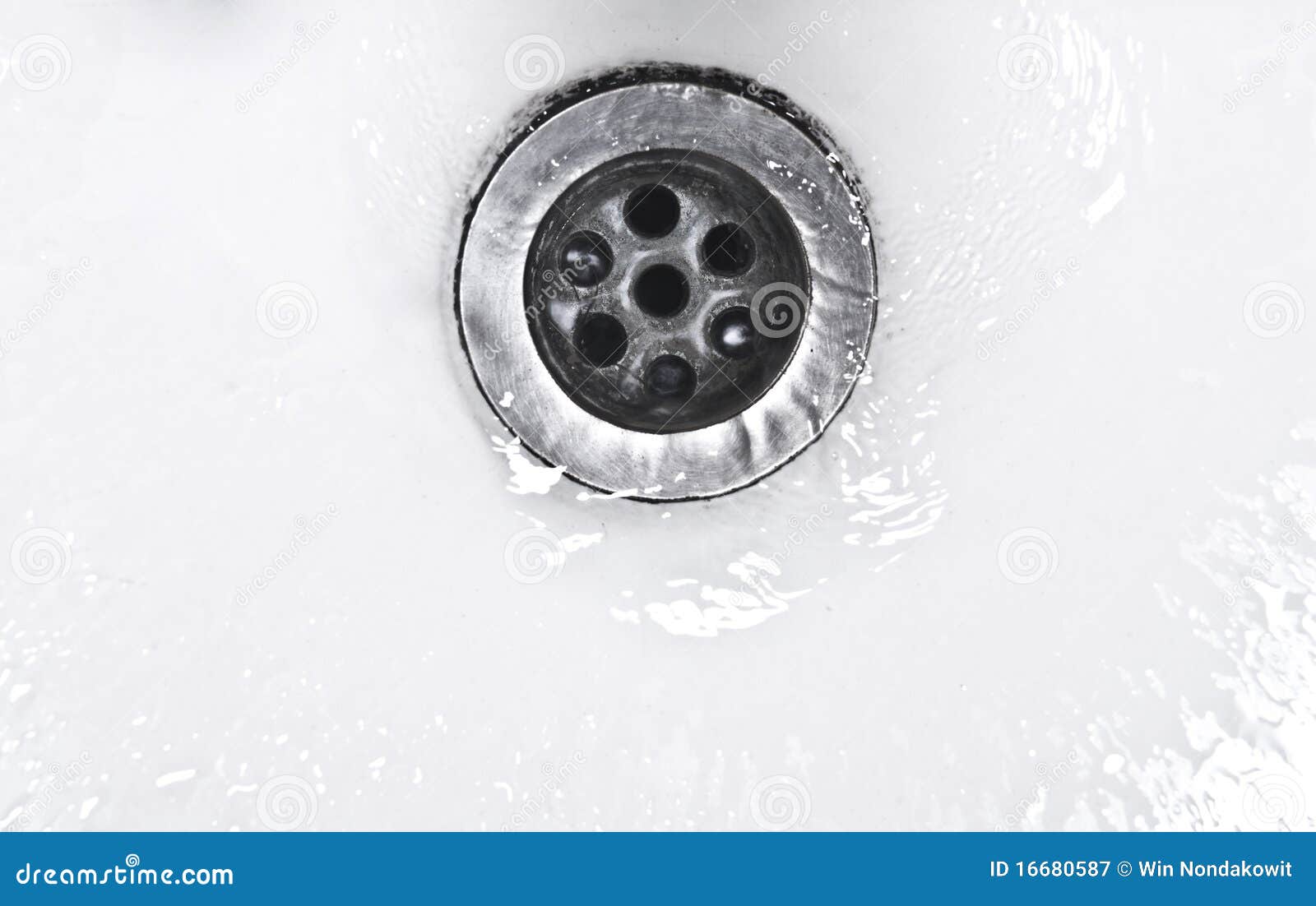 Water Drain Via Drainpipe Into Canal Royalty-Free Stock Photography ...