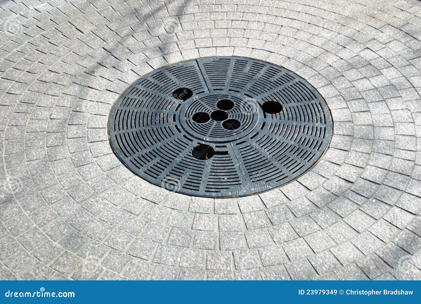 Water Drain stock image. Image of stone, drain, steel - 23979349