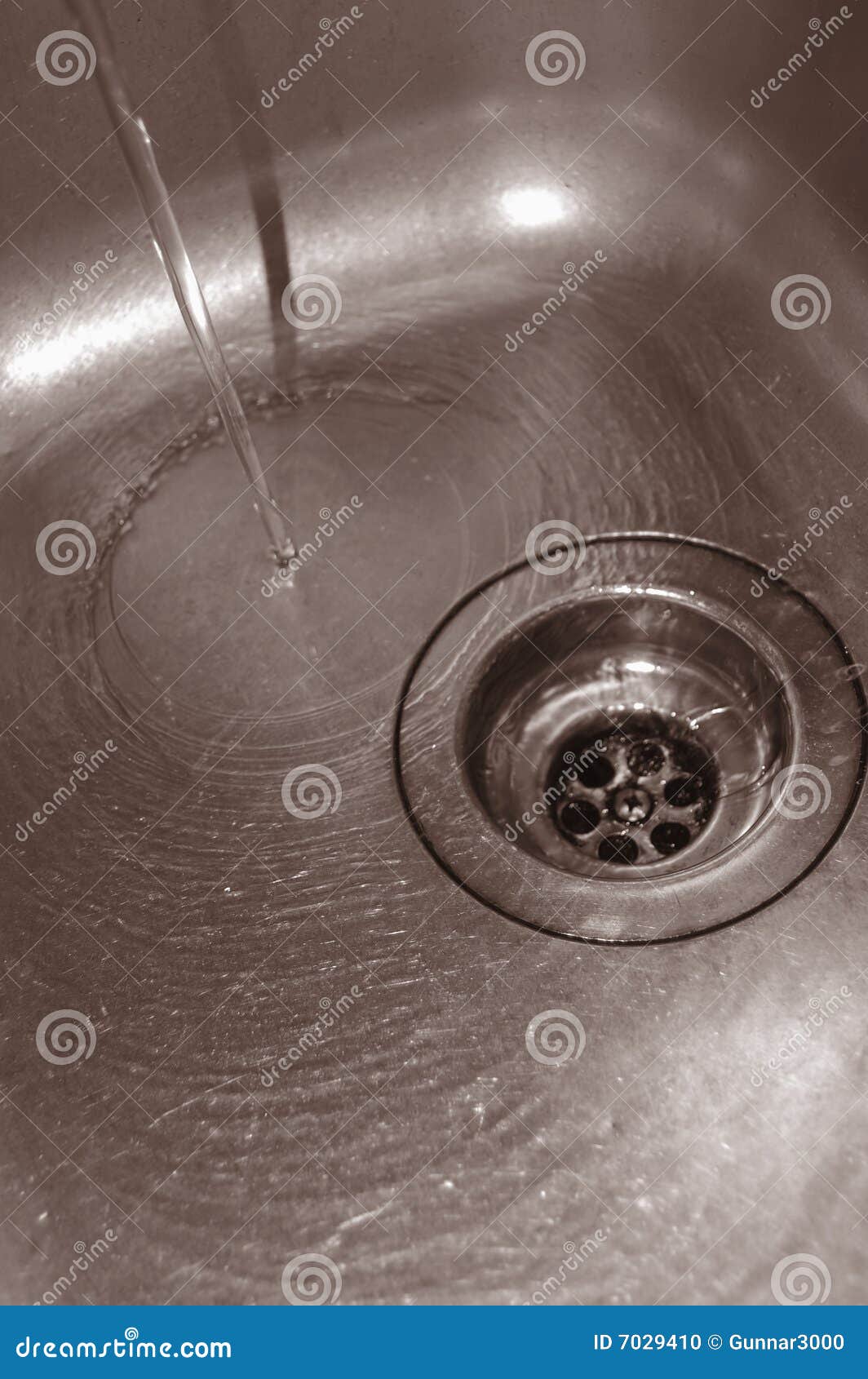 Water drain stock photo. Image of loosing, cleaning, resources - 7029410