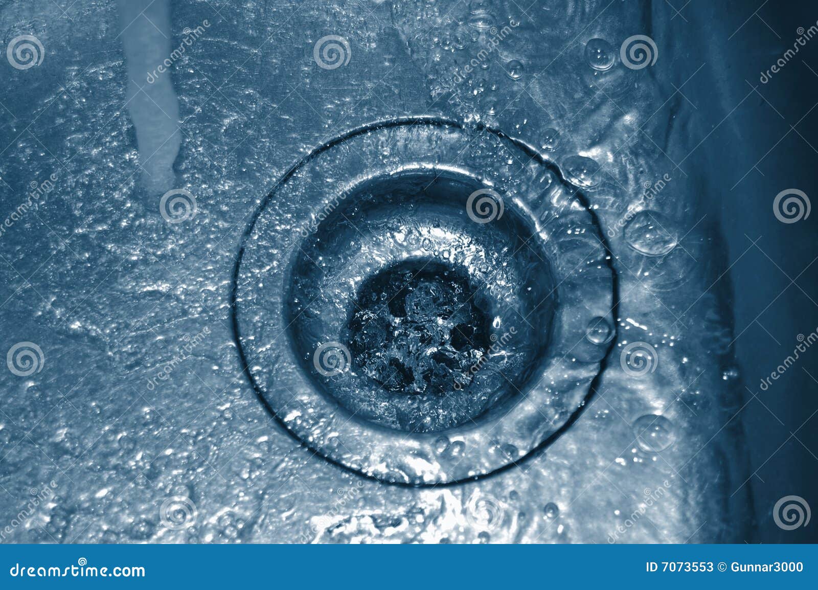 Water drain stock image. Image of flow, drain, loosing - 7073553