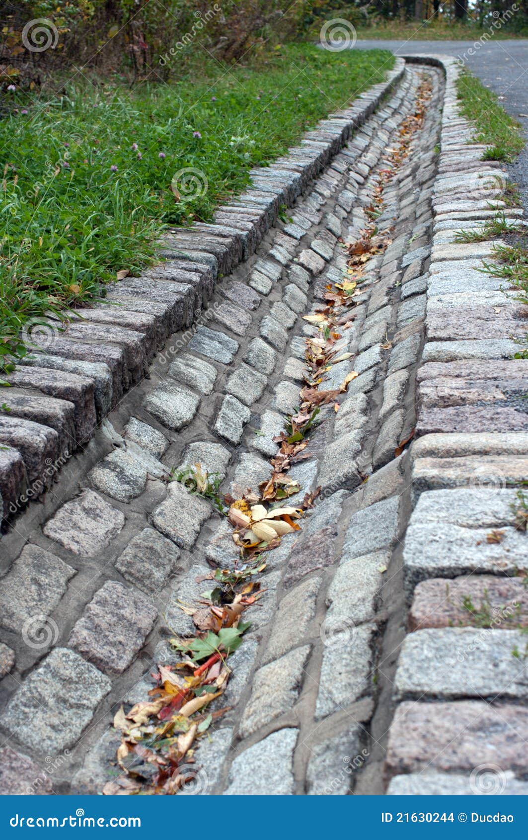 Water drain made of stones stock photo. Image of stones - 21630244