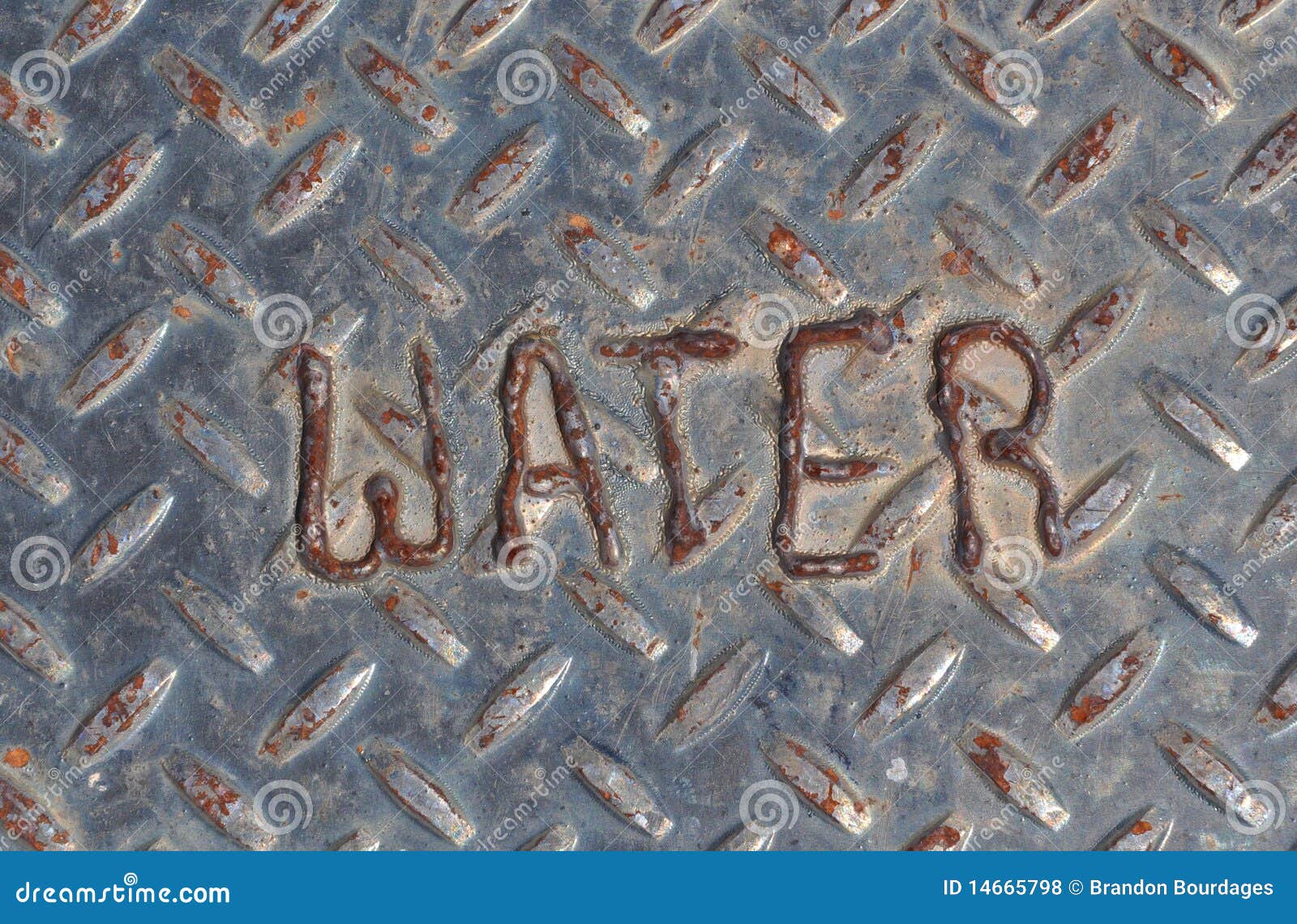 Water Drainage Sign stock photo. Image of industrial - 14665798