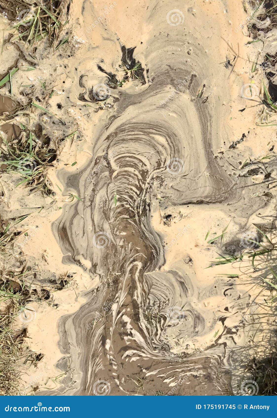 Water Drawing on a Clean Water Surface Stock Image - Image of water ...