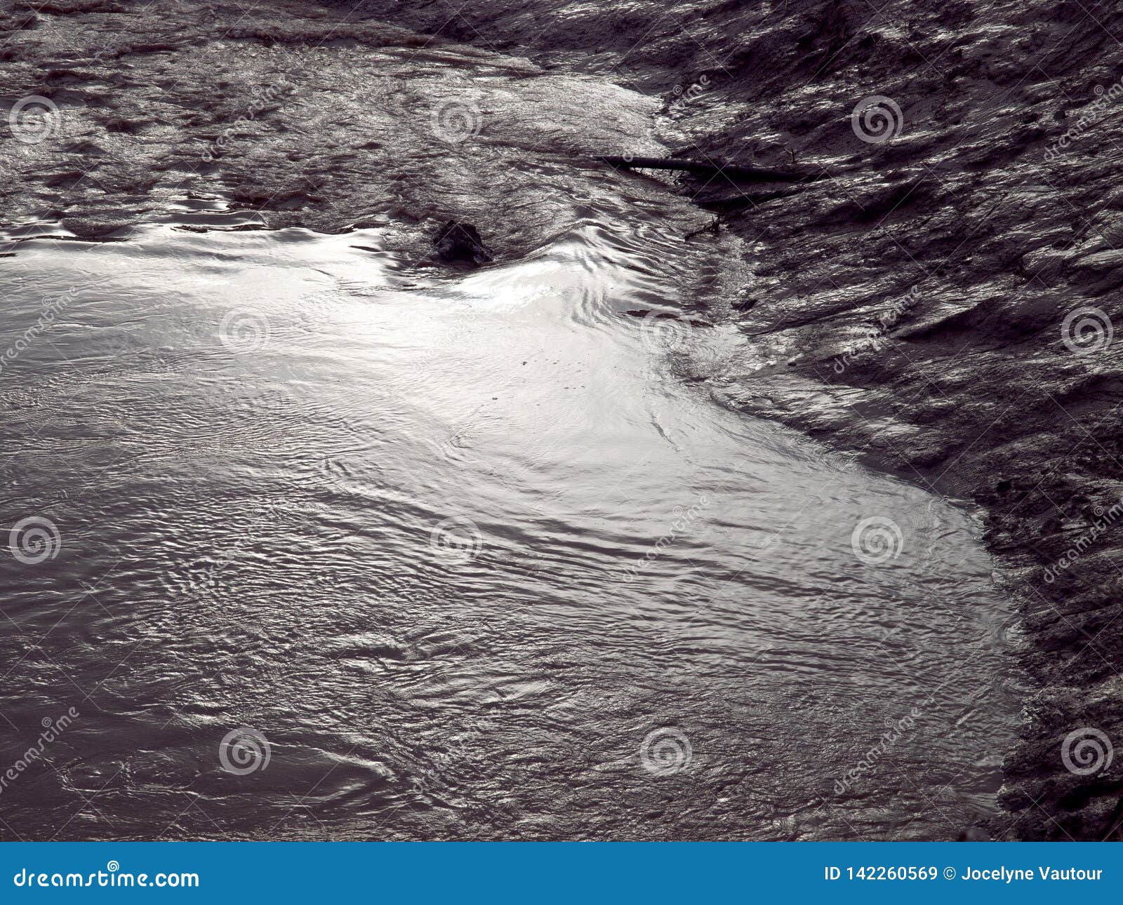 Water drenched mud flats stock image. Image of flats - 142260569