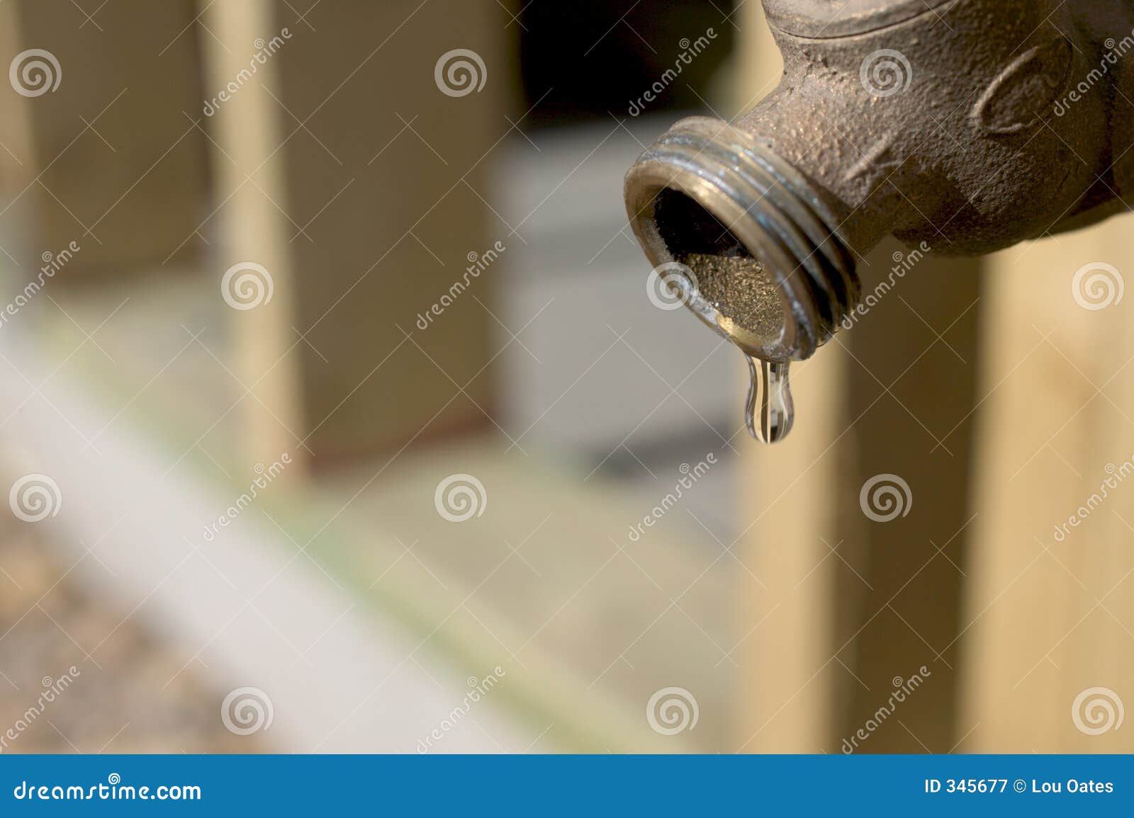 Water drip stock image. Image of spec, construction, plumber - 345677