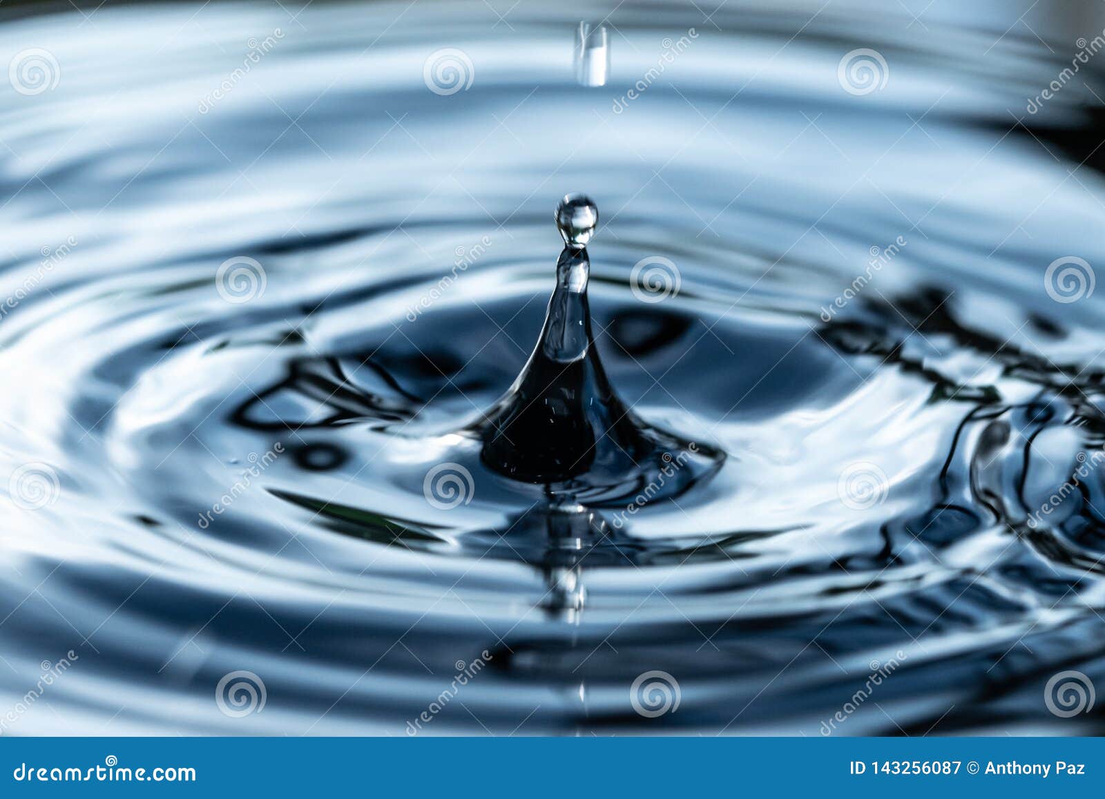 Water drip close macro stock image. Image of black, abstract - 143256087