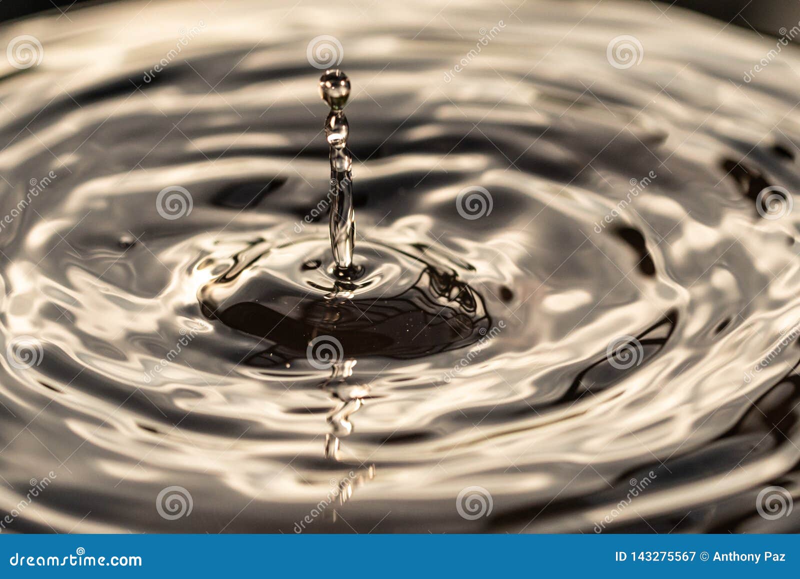 Water drip close macro stock image. Image of background - 143275567