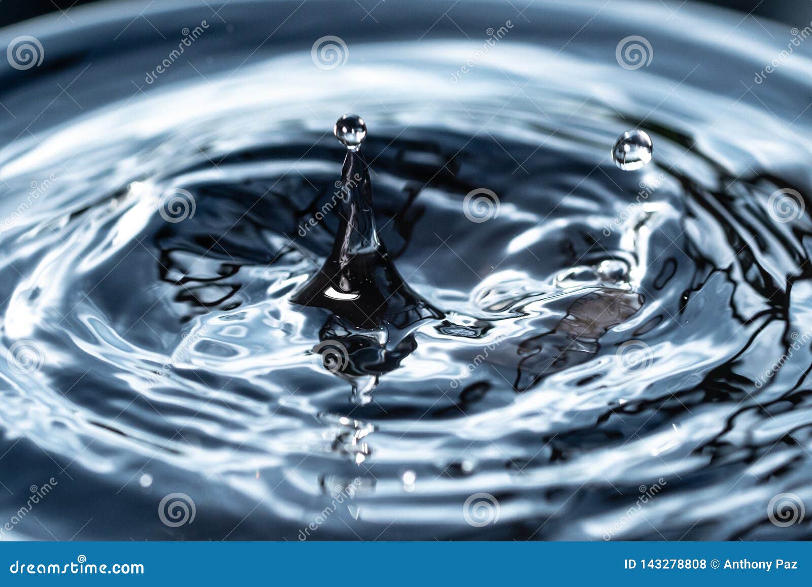 Water drip close macro stock photo. Image of bubble - 143278808