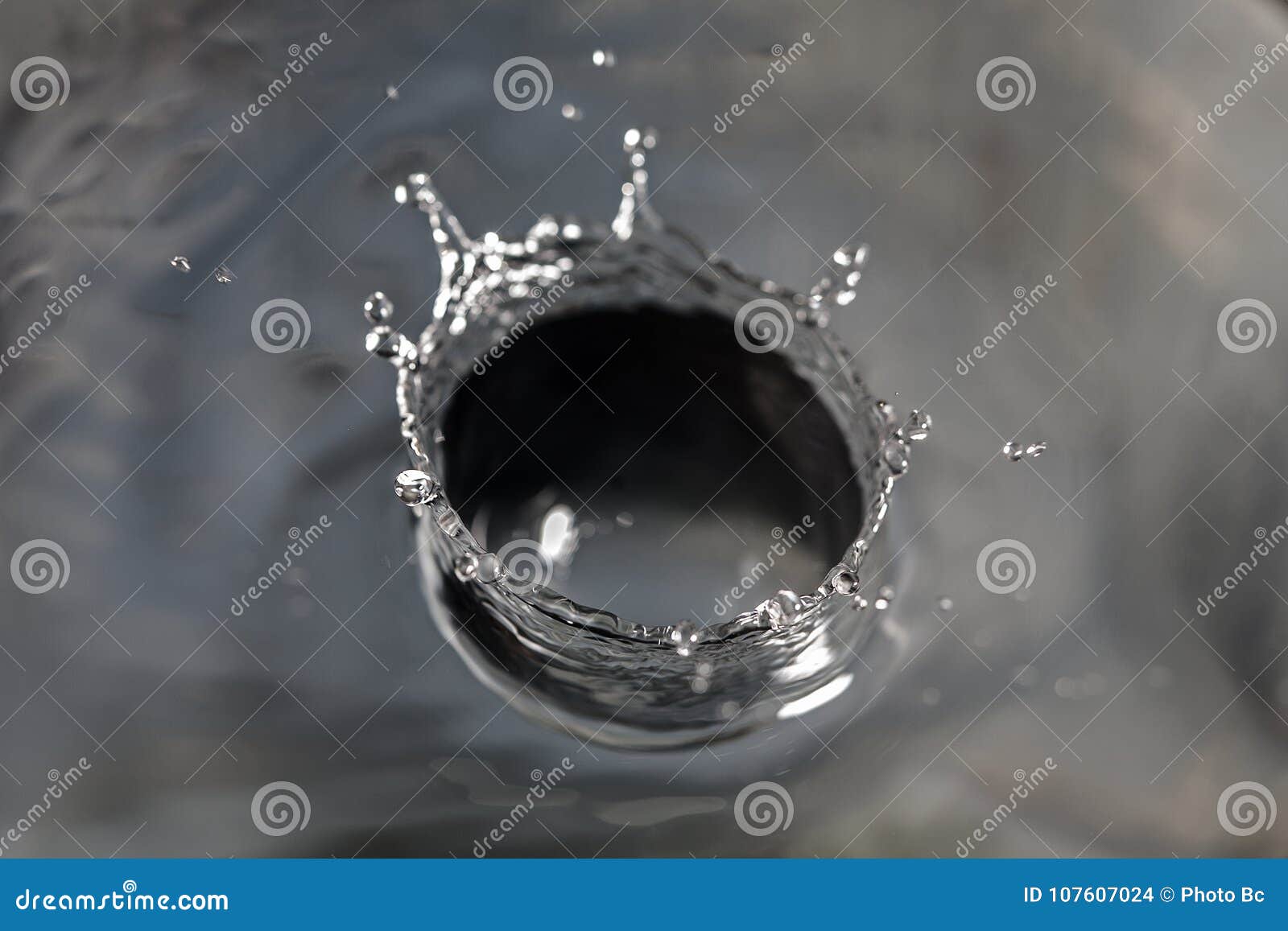 Water drip stock photo. Image of design, beautiful, blue - 107607024