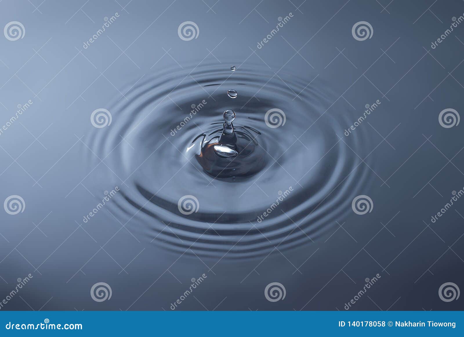 Water Dripping or Water Ripples. Waves of Water Stock Photo - Image of ...