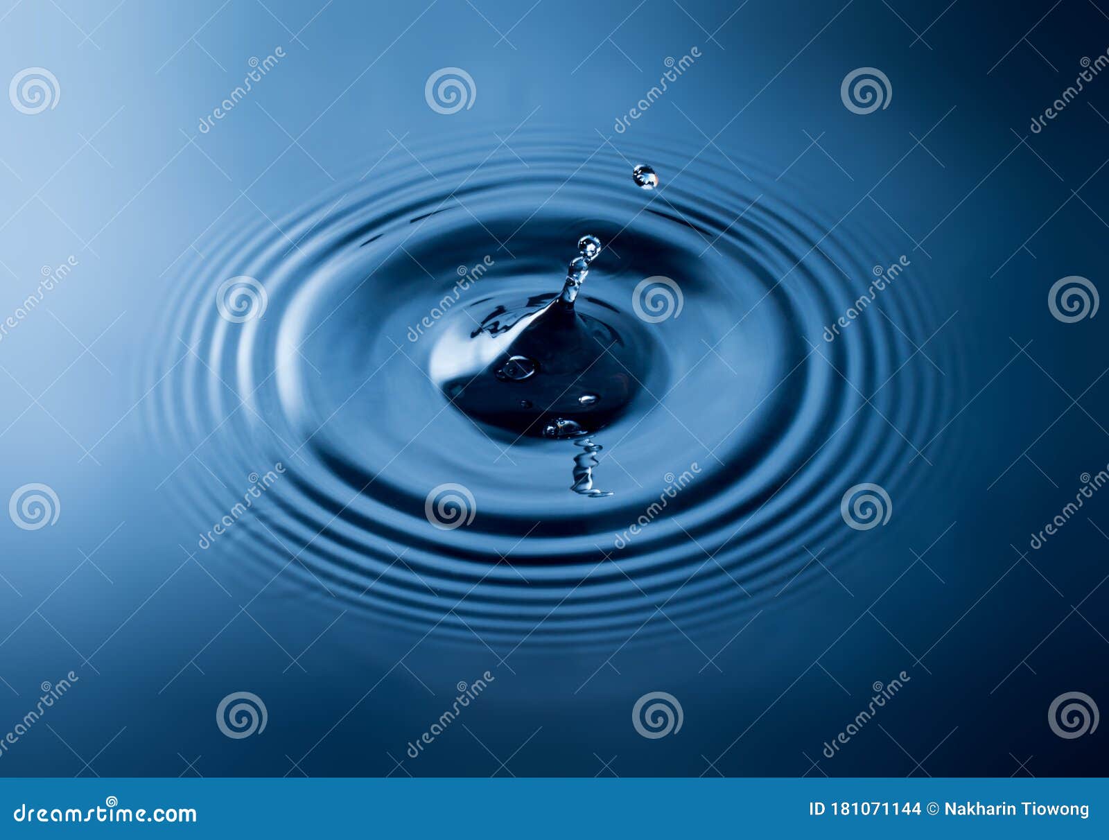 Water Dripping or Water Ripples. Waves of Water Stock Photo - Image of ...