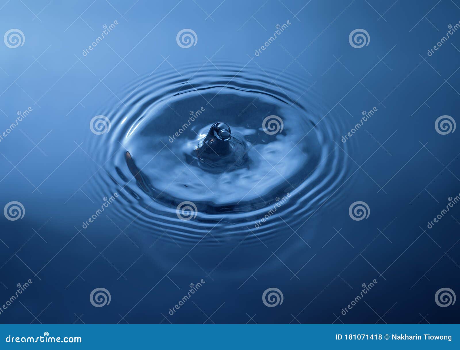 Water Dripping or Water Ripples. Waves of Water Stock Photo - Image of ...