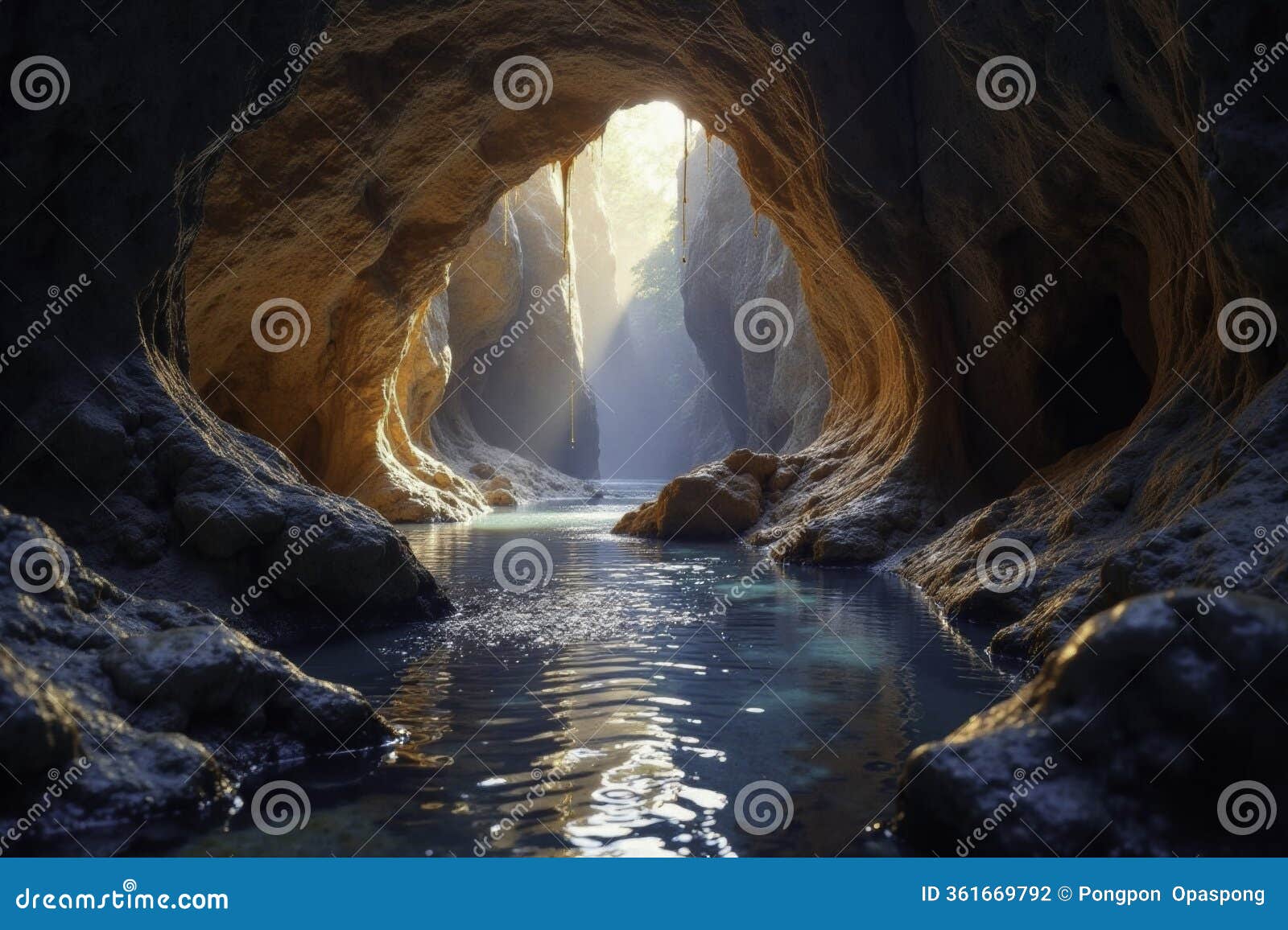 Stalactite Stalagmite In Cartoon Style Vector Illustration ...