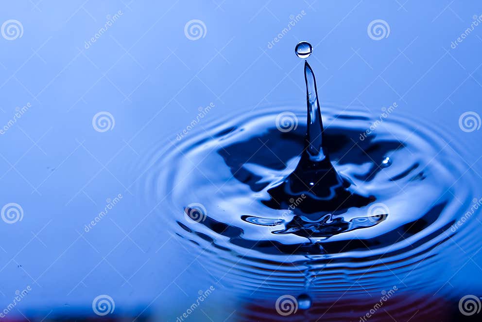 Water drop stock photo. Image of blue, drip, puddle, movement - 11871242