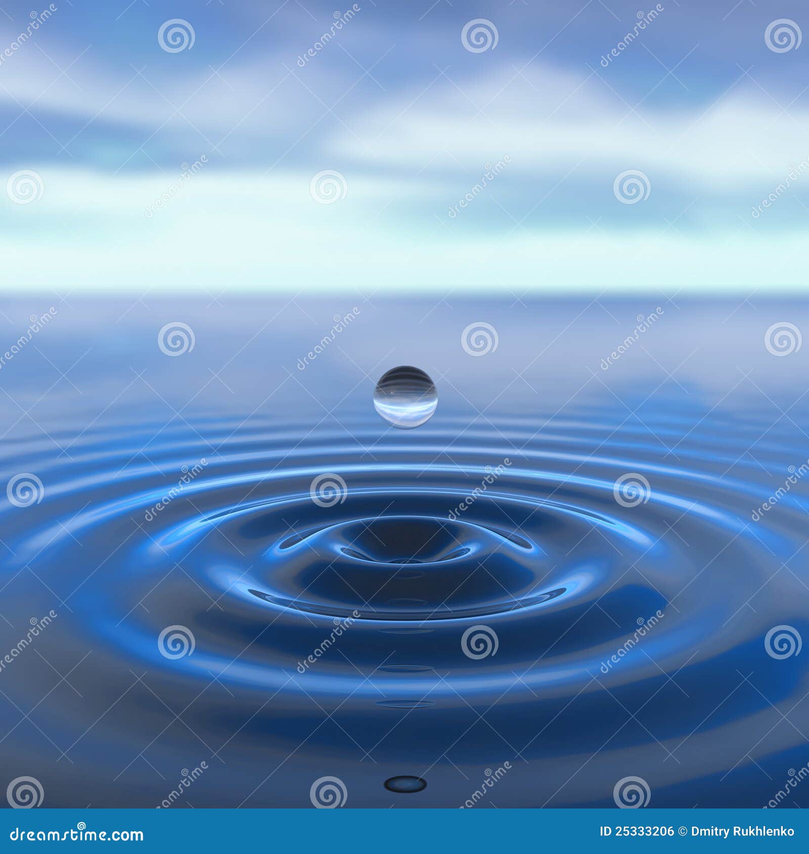 Water drop stock photo. Image of peacefulness, square - 25333206