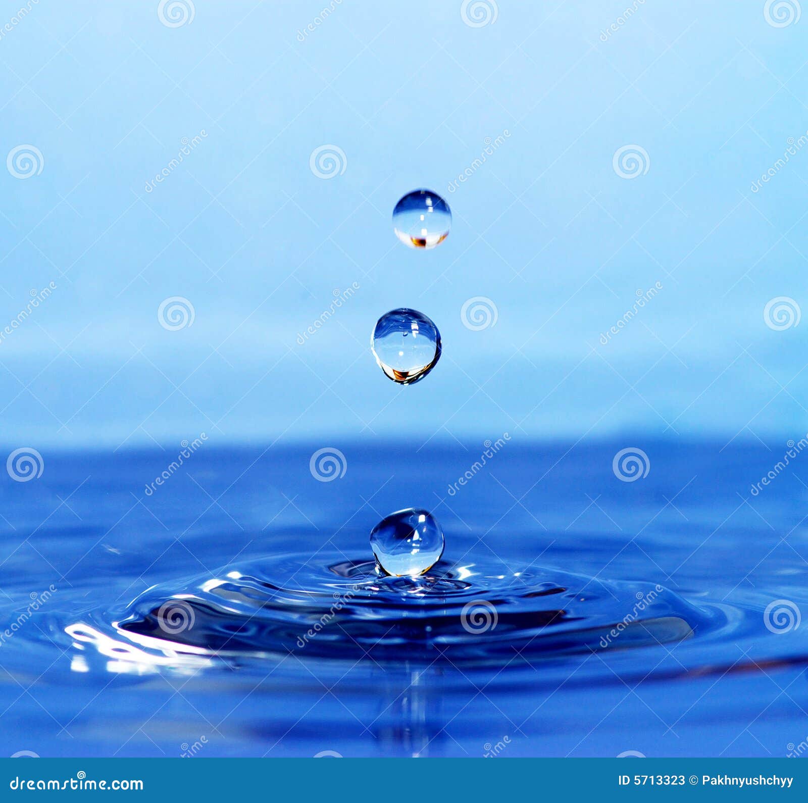 Water drop stock image. Image of rippled, circle, motion - 5713323