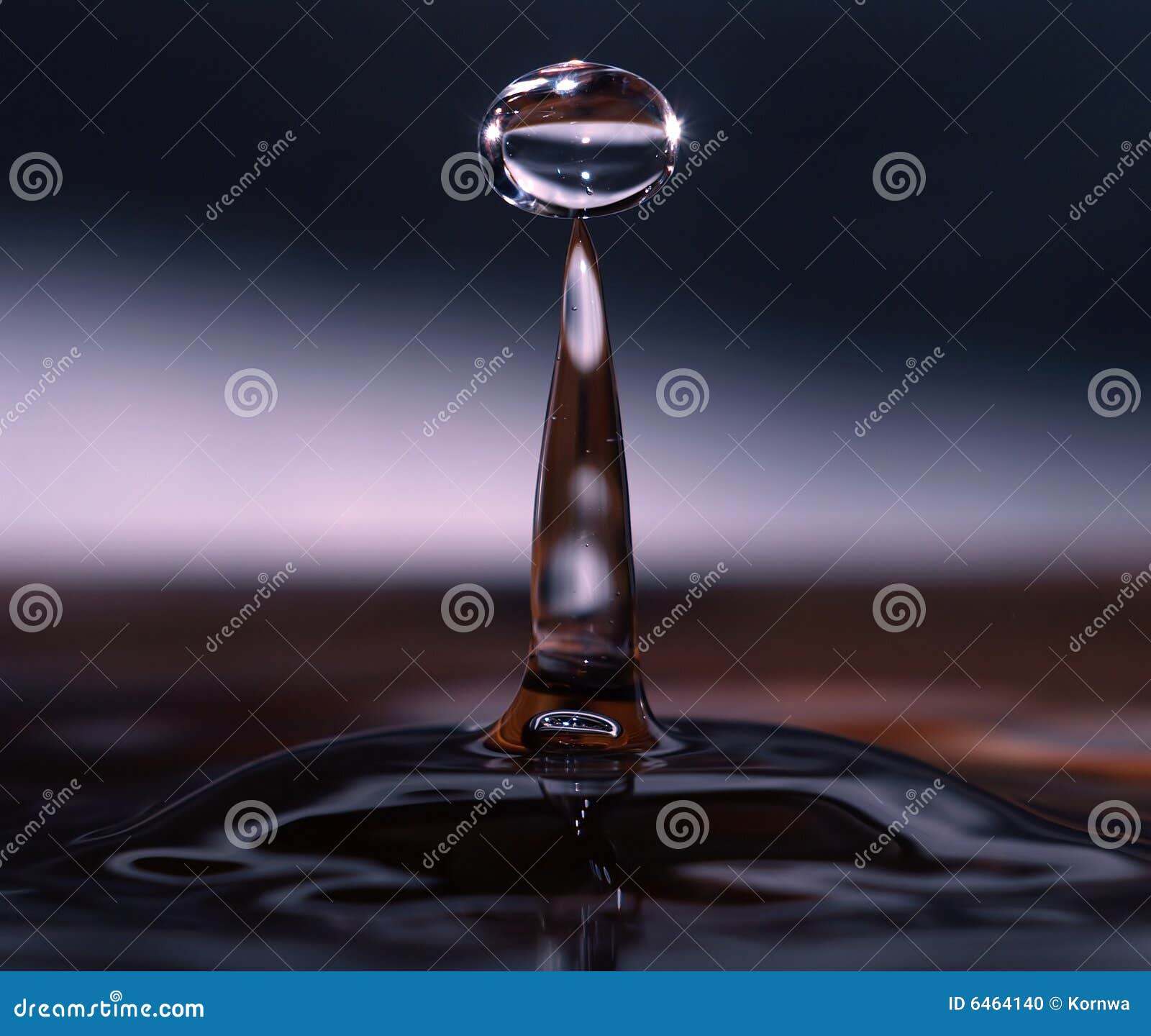 Water drop stock photo. Image of blue, bubbles, juice - 6464140