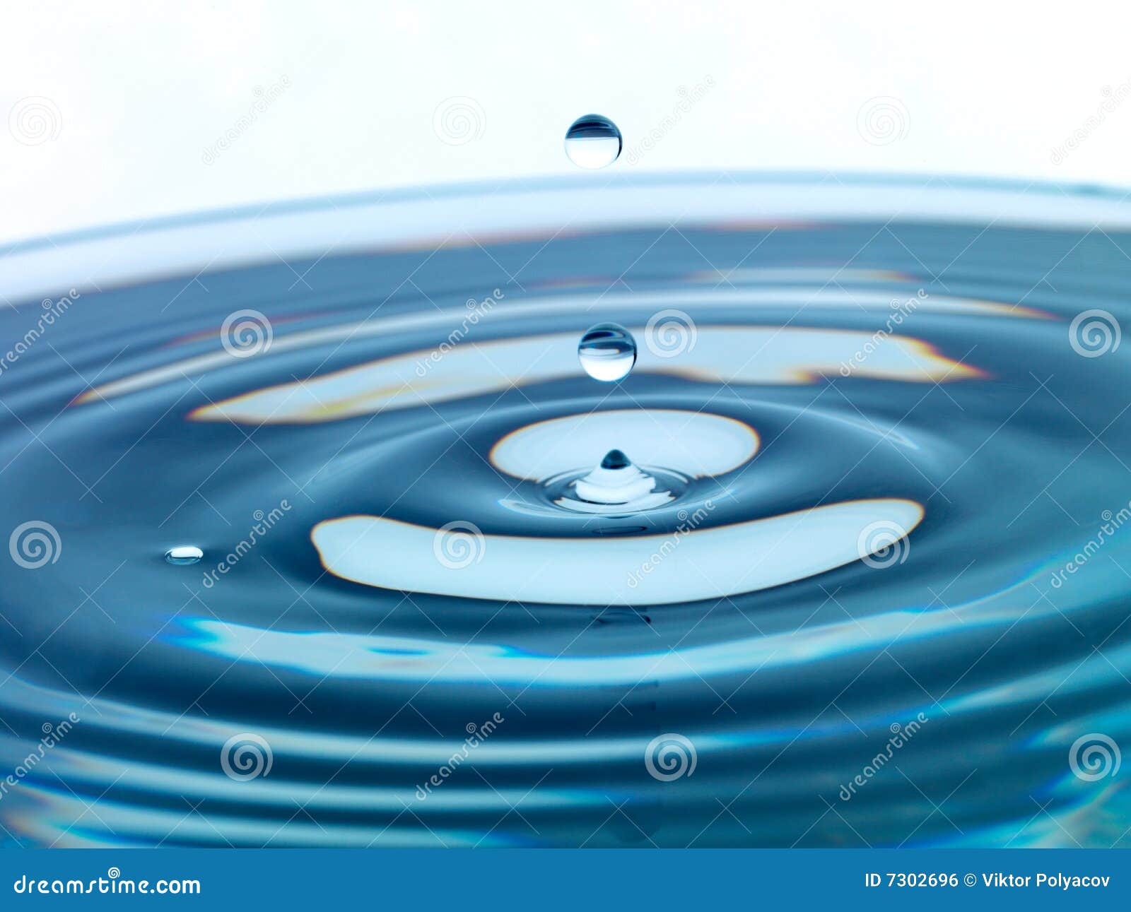 Water drop stock photo. Image of horizontal, reflection - 7302696