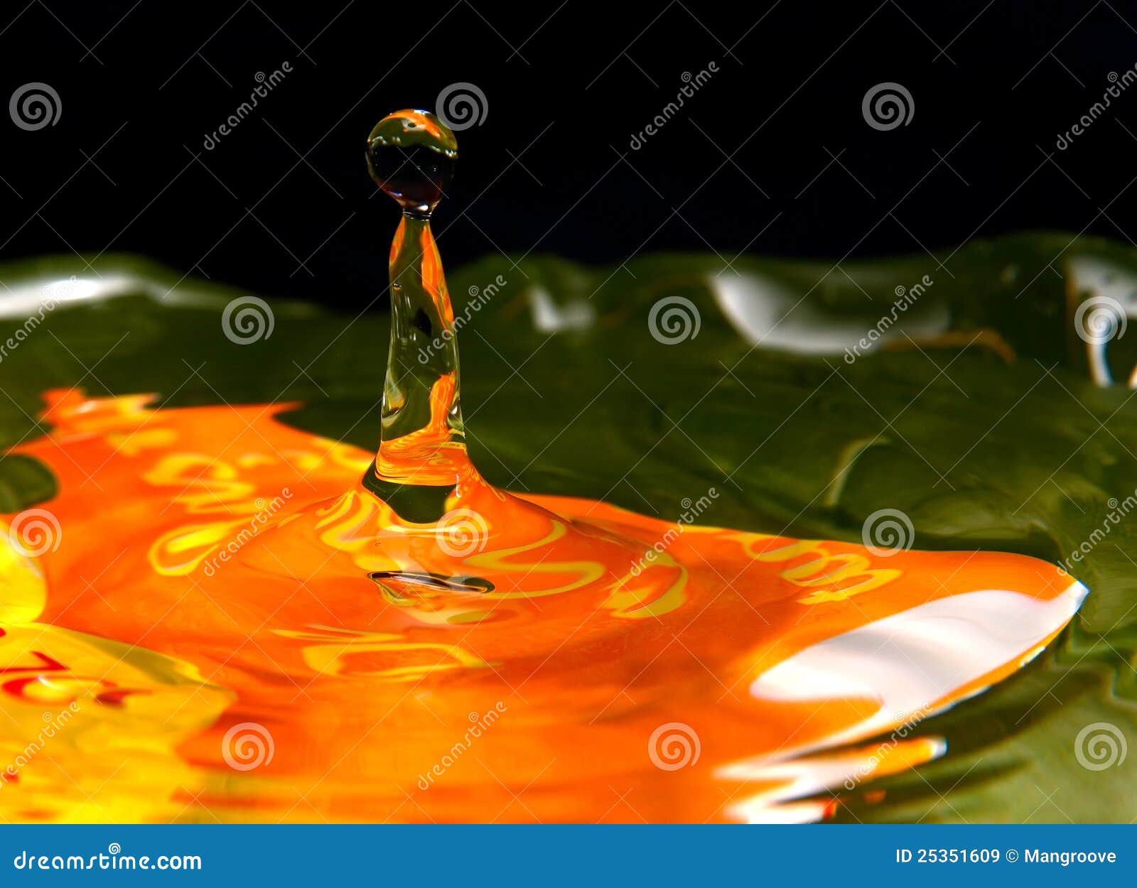 Water Drop on Abstract Background Stock Image - Image of transparent ...