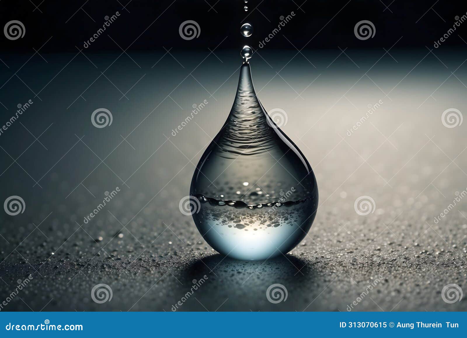 Water drop abstract stock illustration. Illustration of abstract ...