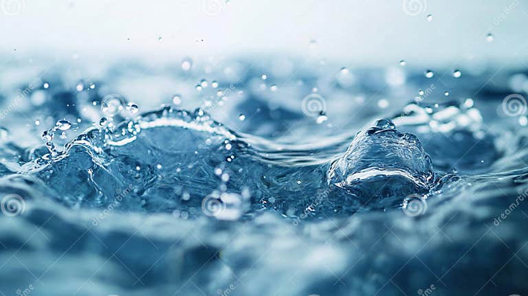 Water Drop Background Water Element Material Water Surface Dynamic ...