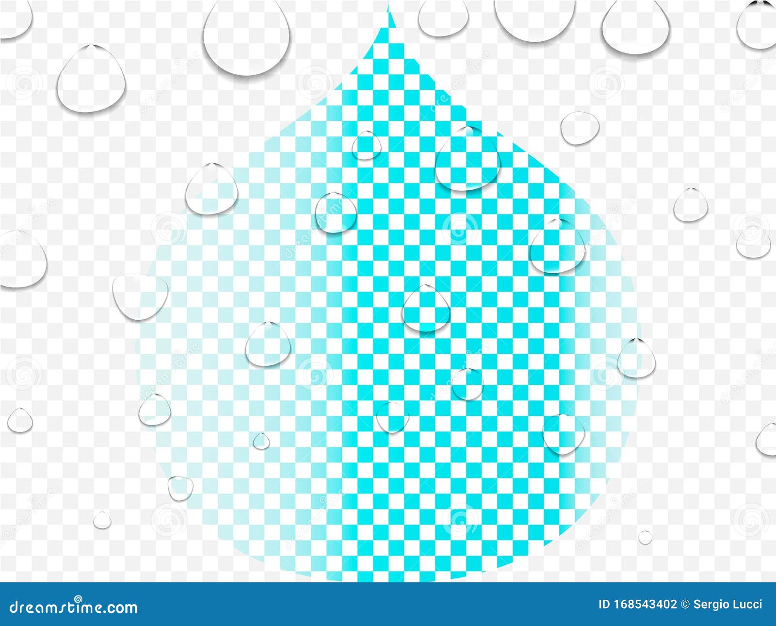 Water Drop Background. Splash Rain Stock Vector - Illustration of foam ...