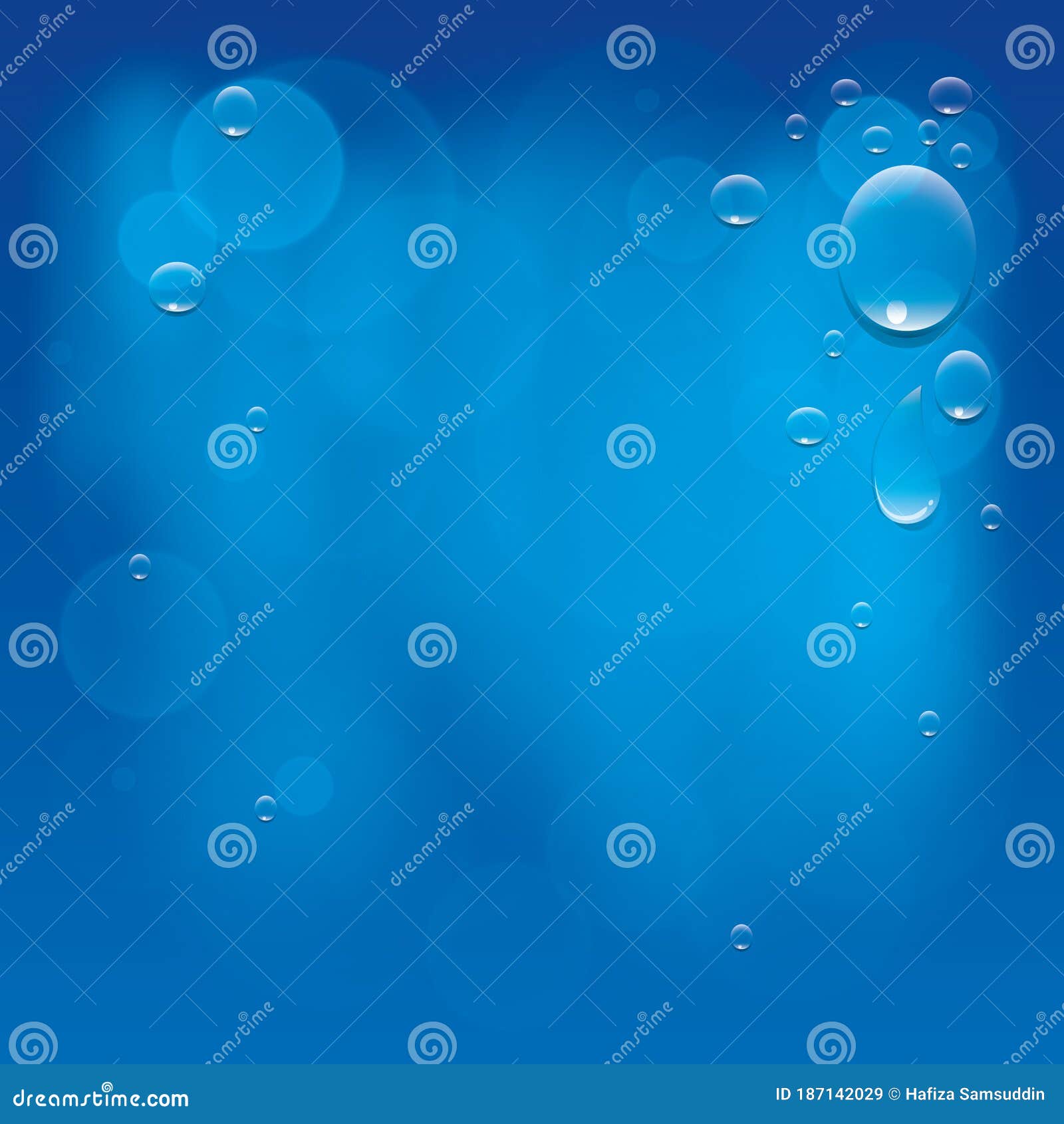 Water Drop Background. Vector Illustration Decorative Design Stock ...