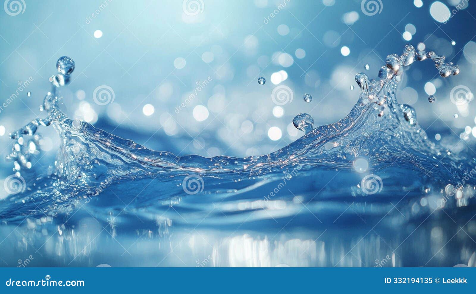 Water Drop Background Water Element Material Water Surface Dynamic ...