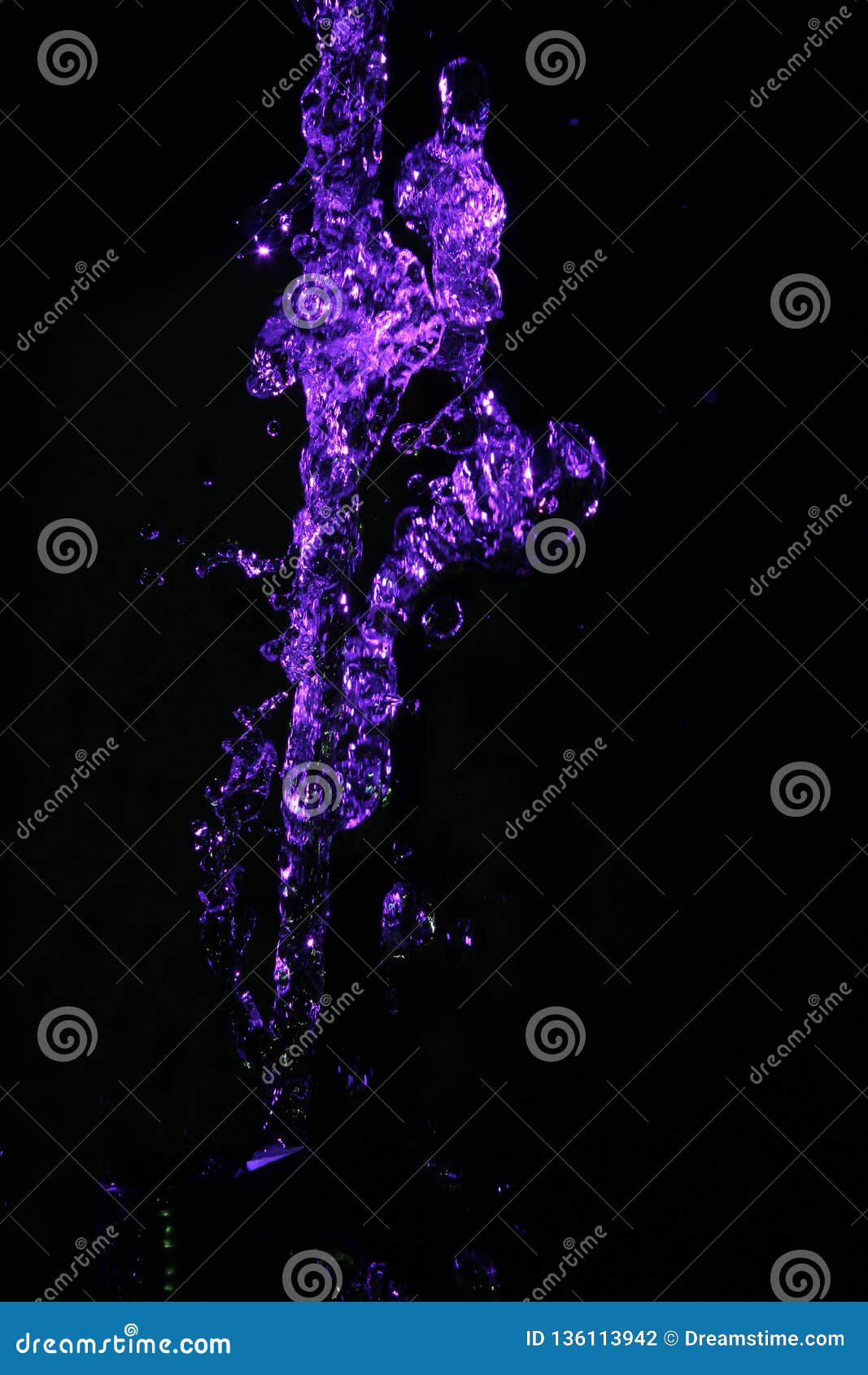 Pink liquid flow stock photo. Image of raining, somewater - 136113942