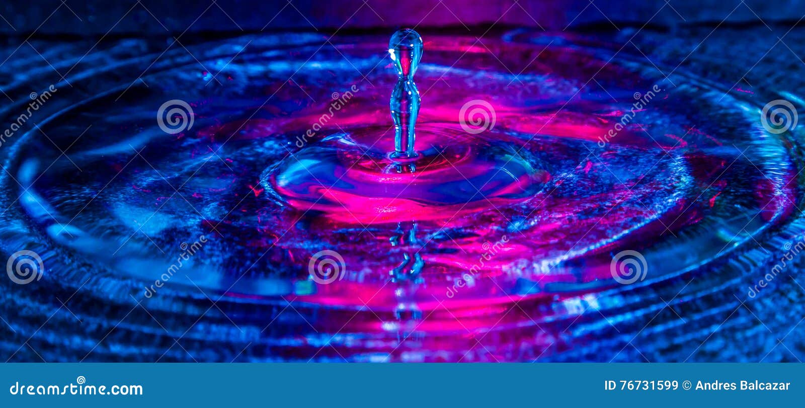 Drop Of Blue Liquid From Droper Droping To Test Tube In Laboratory With ...