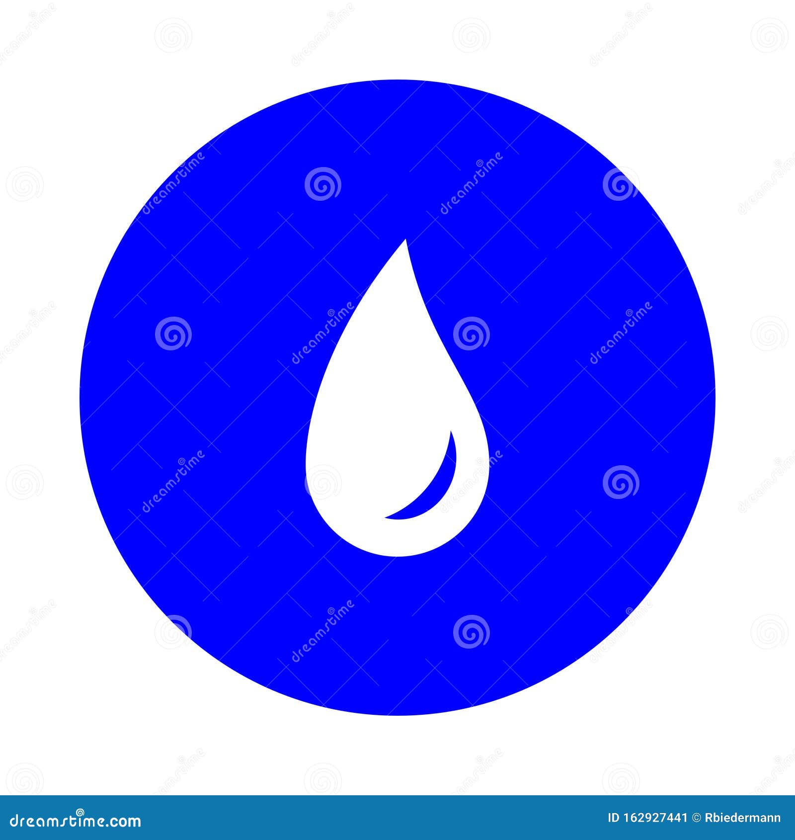 Water drop and circle stock vector. Illustration of graphic - 162927441