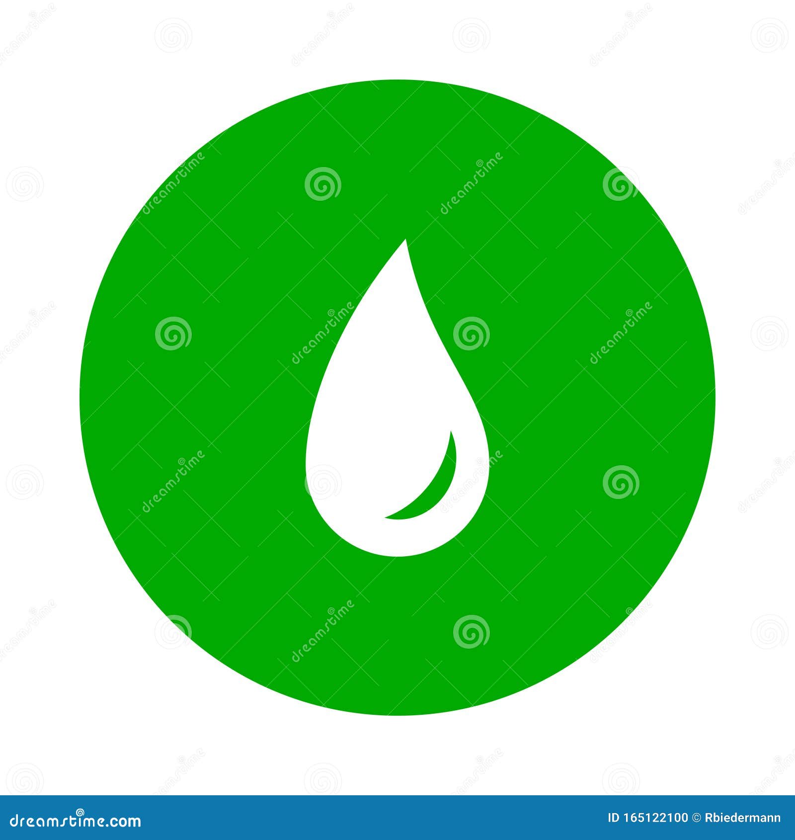 Water drop and circle stock vector. Illustration of raindrop - 165122100