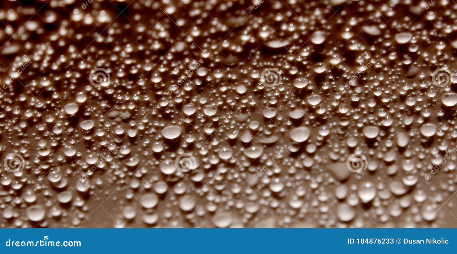 Water Drop on the Cold Surface Stock Image - Image of pattern, shiny ...