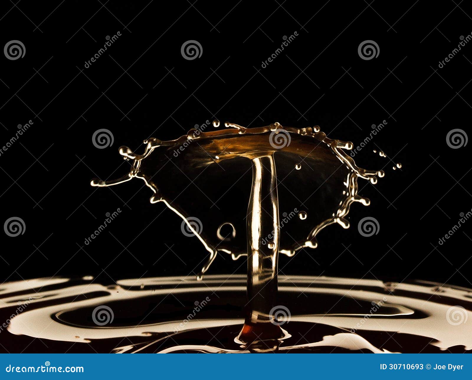 Water Drop Collision stock image. Image of drip, blue - 30710693