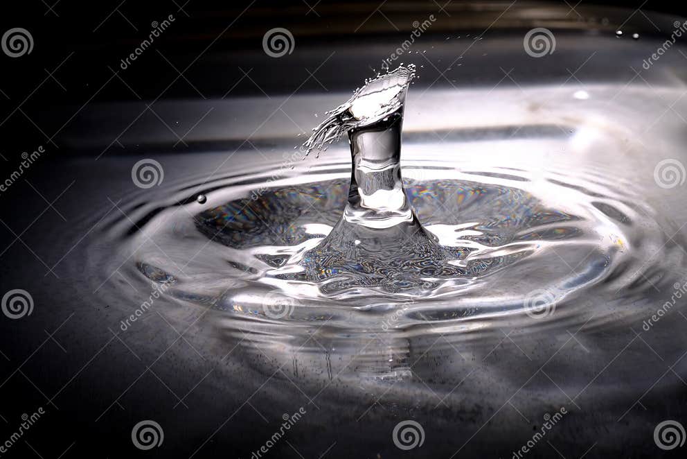 Water drop collision stock photo. Image of splashing - 84163720
