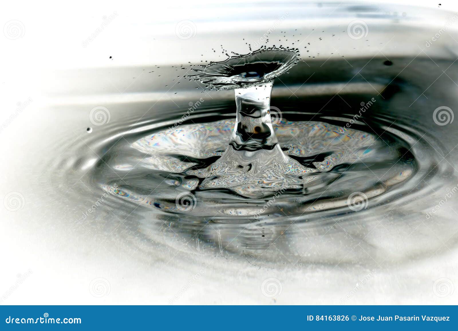 Water drop collision stock photo. Image of drop, liquid - 84163826