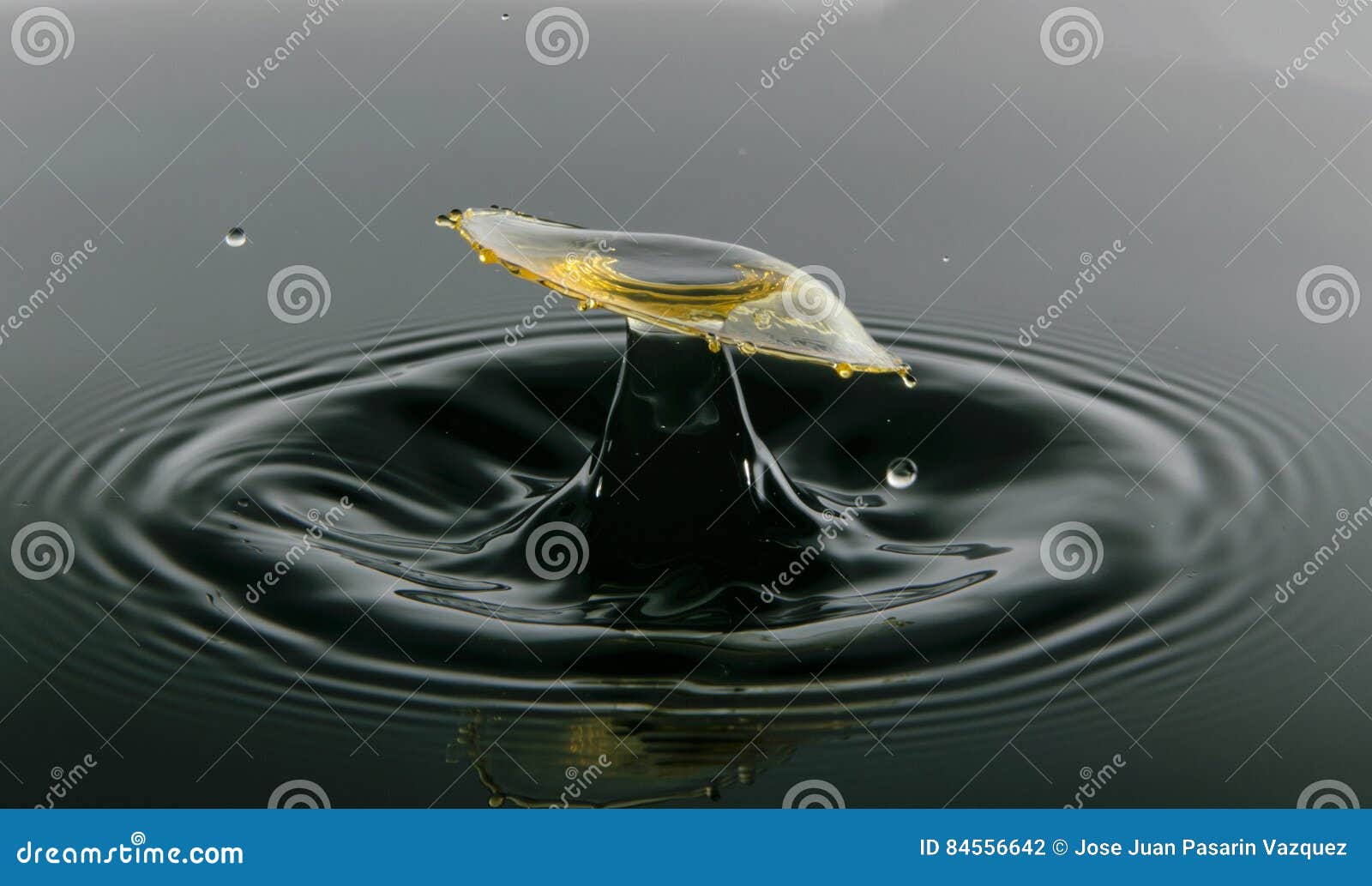 Water drop collision stock photo. Image of raindrop, splash - 84556642