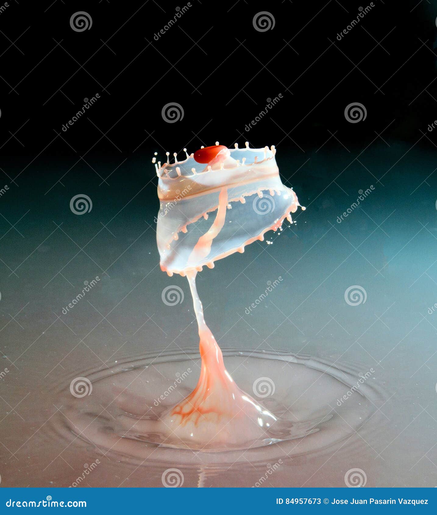 Water drop collision stock image. Image of ripple, surface - 84957673