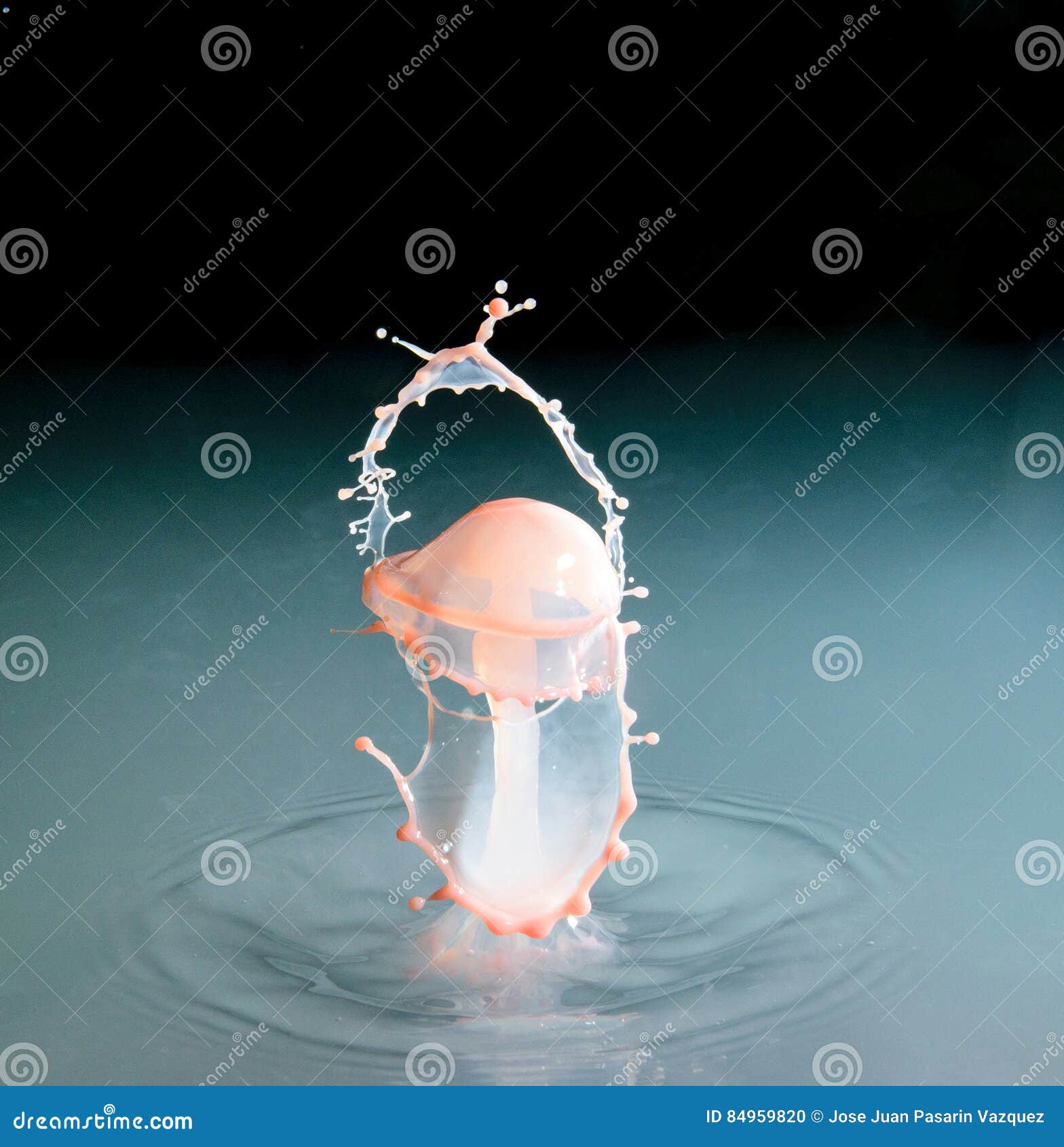 Water drop collision stock photo. Image of closeup, splashing - 84959820