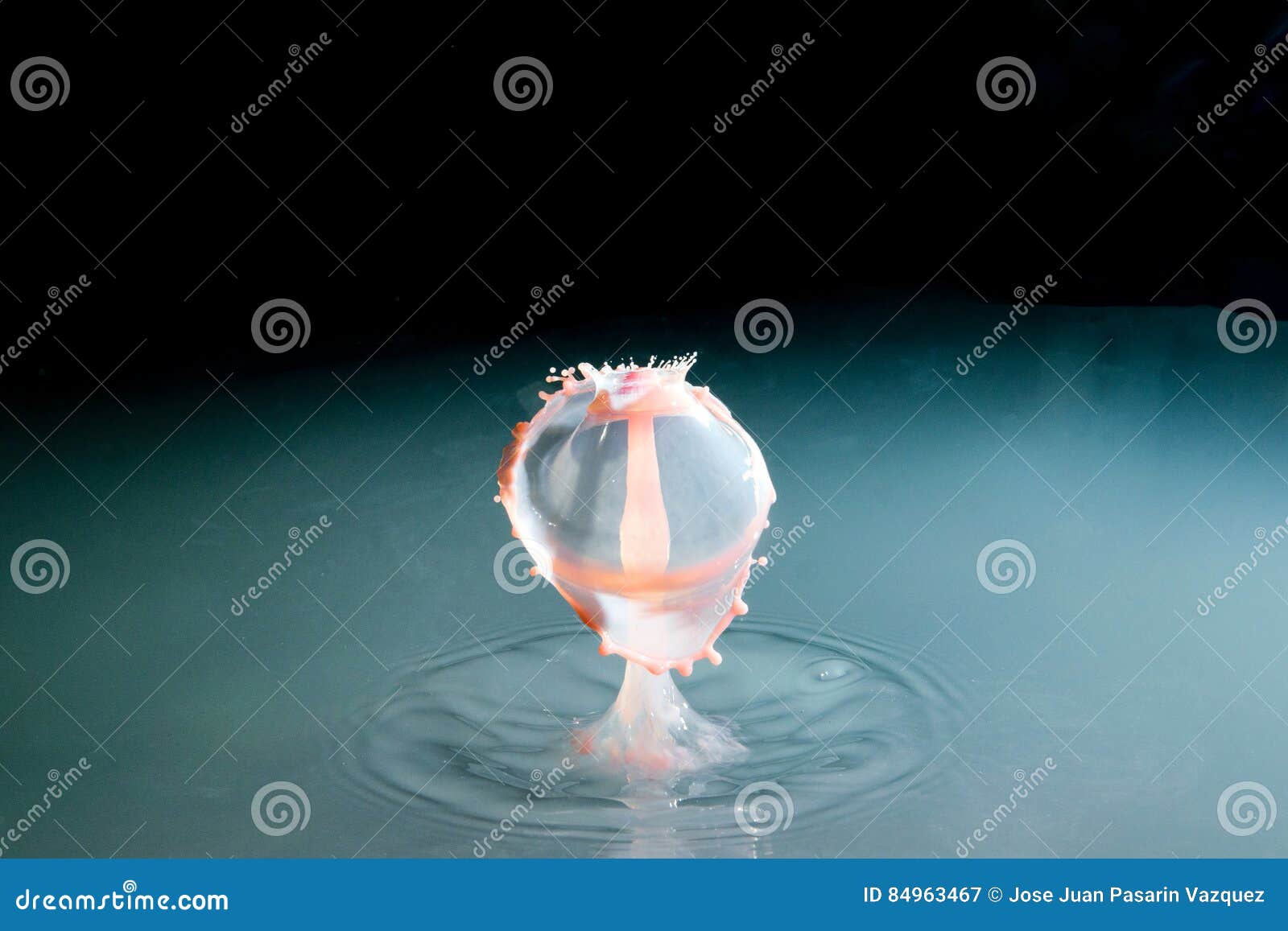 Water drop collision stock image. Image of raindrop, droplet - 84963467