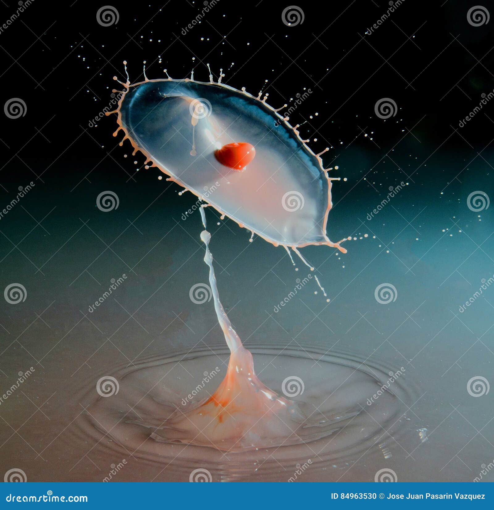 Water drop collision stock photo. Image of closeup, nature - 84963530