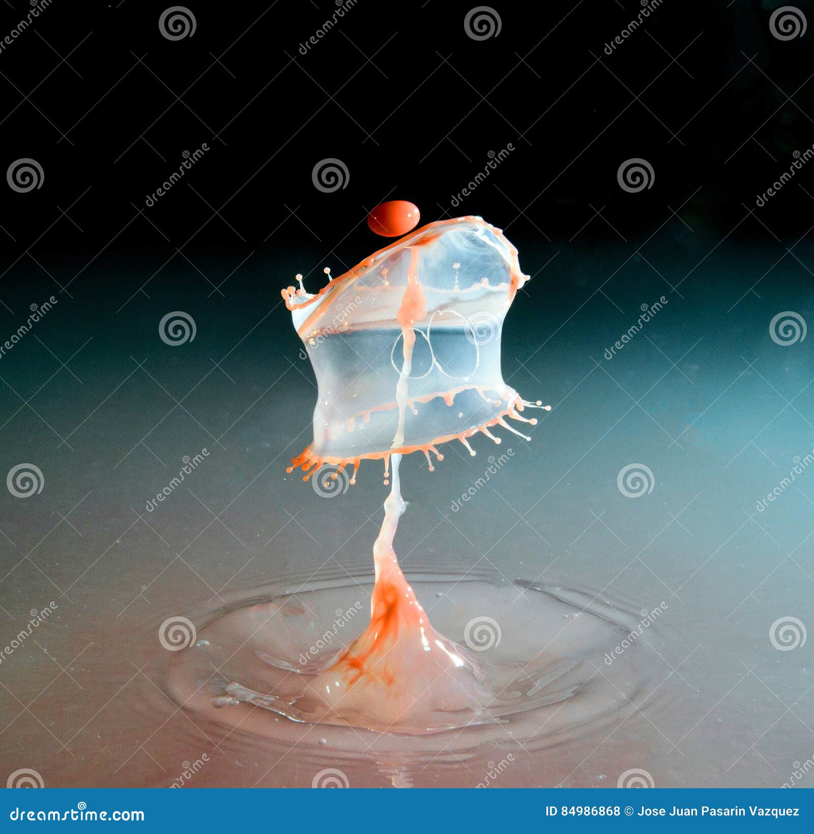 Water drop collision stock photo. Image of macro, reflection - 84986868