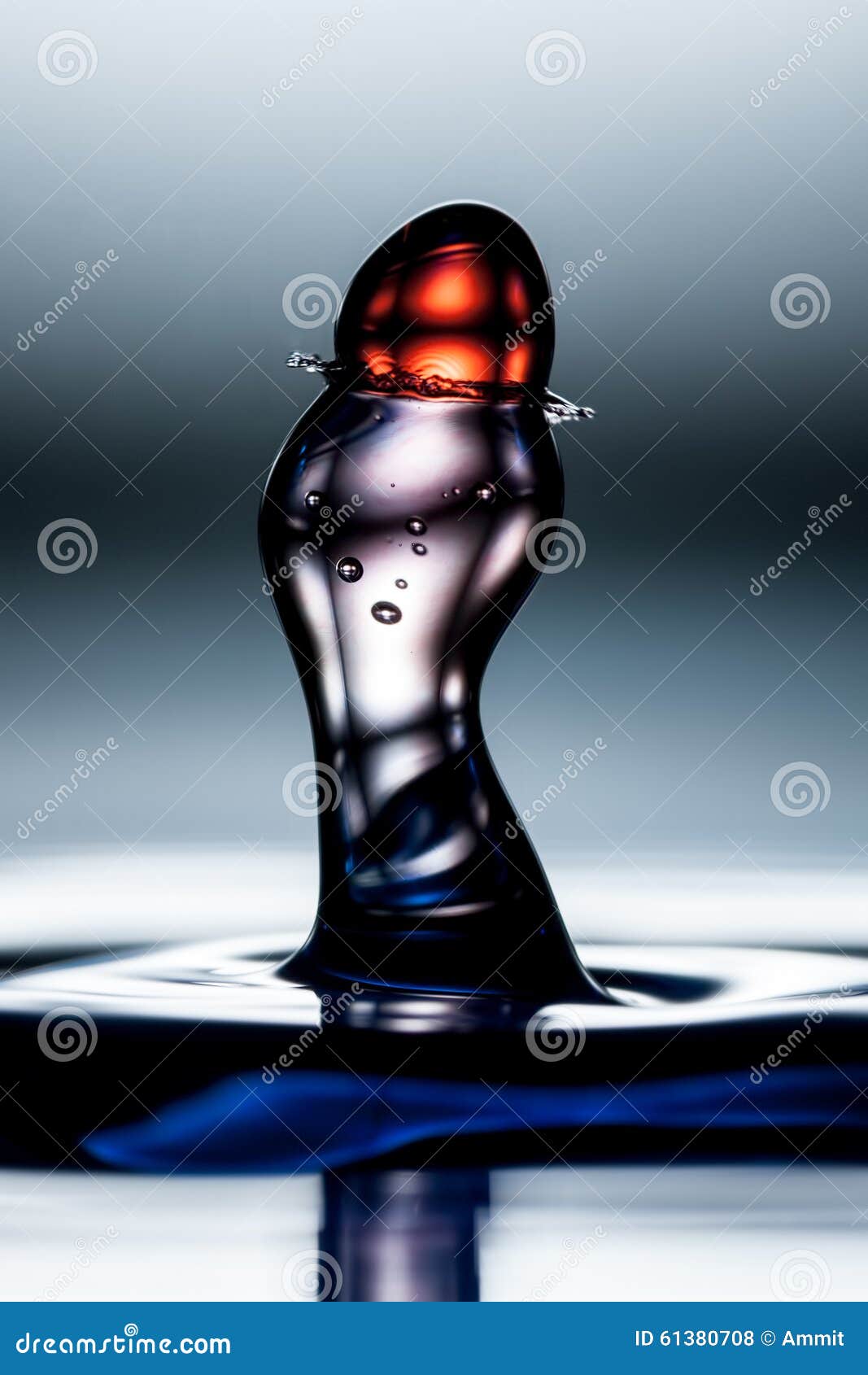 Water Drop Collision stock photo. Image of fluid, collision - 61380708