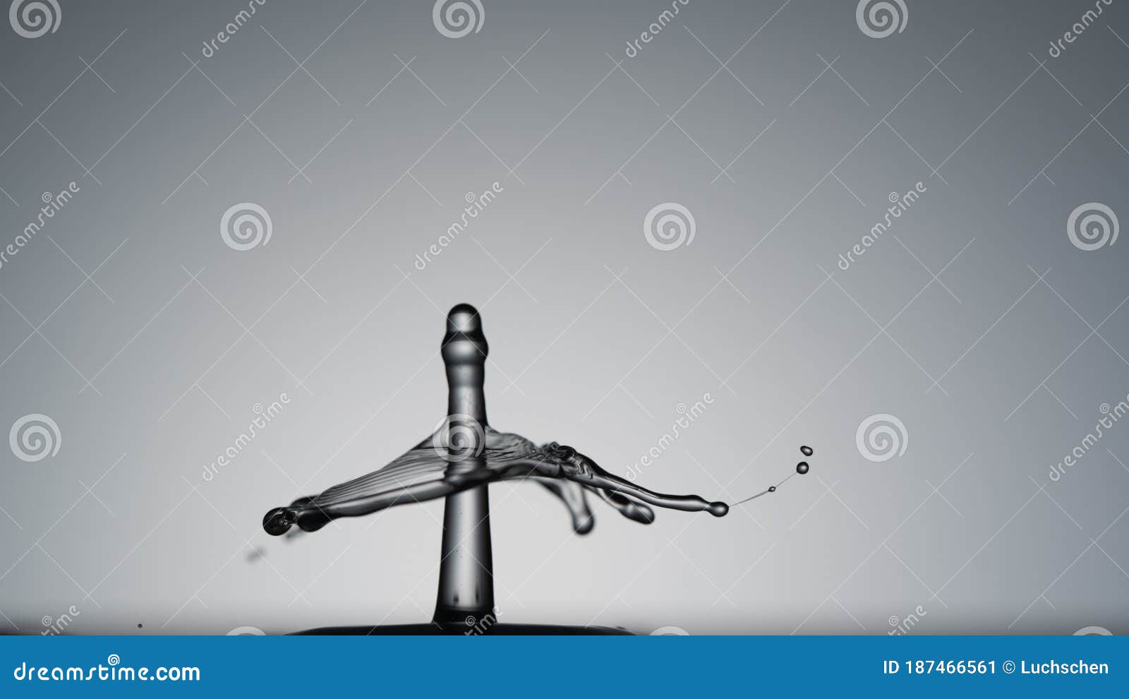 Water Drop Collision. Water Splash Stock Image - Image of drop, drip ...