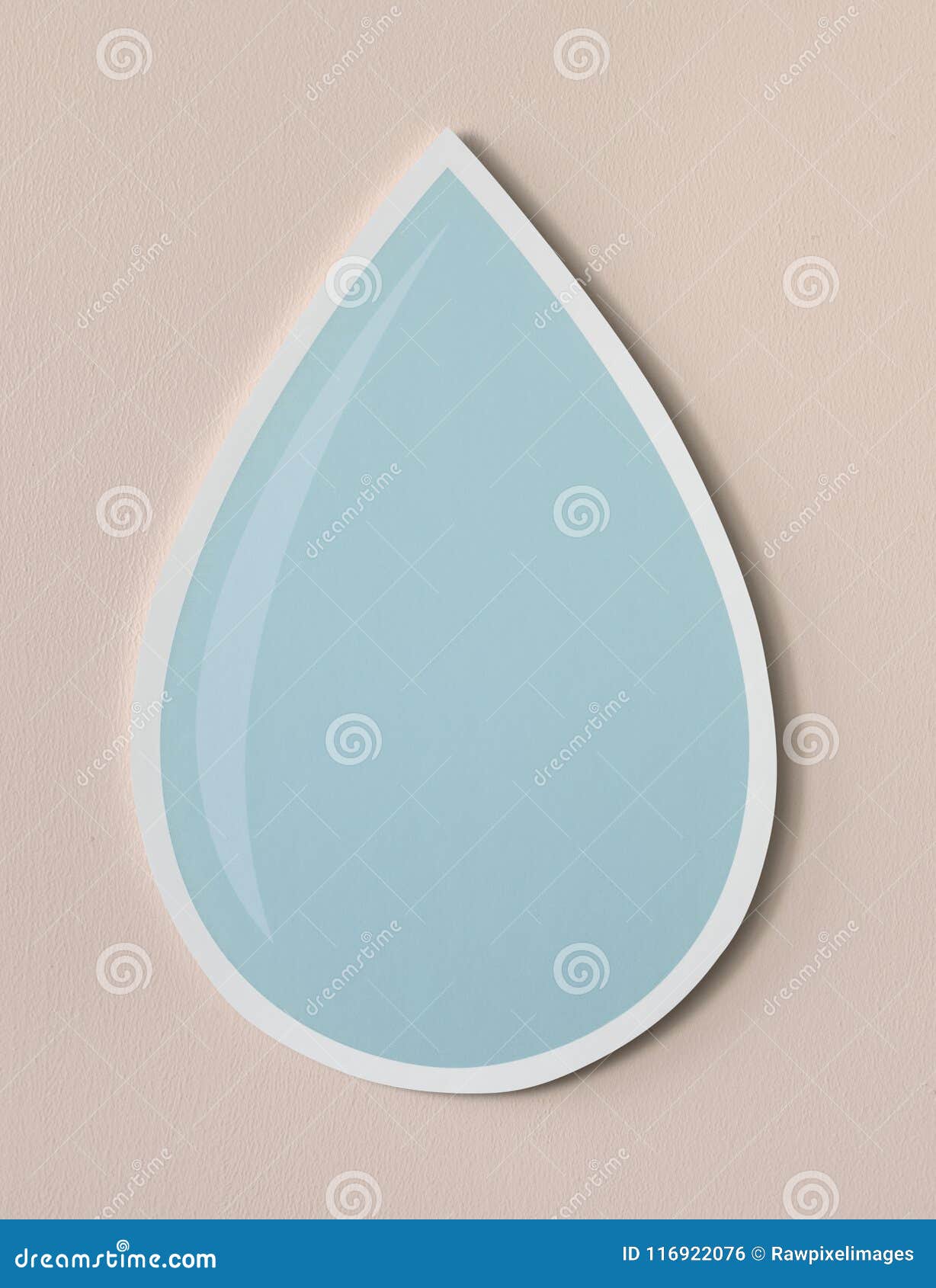 Water drop cut out icon stock illustration. Illustration of saving ...